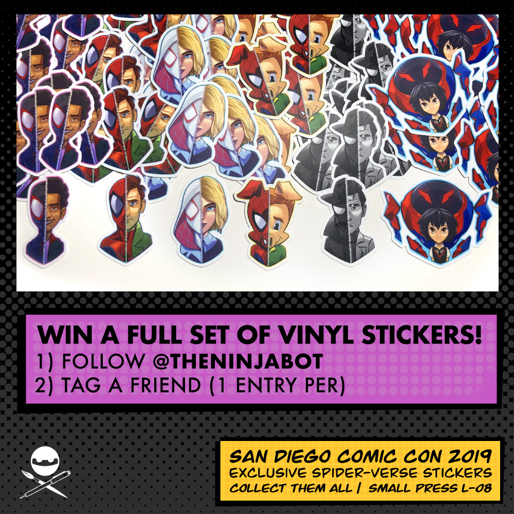 Ninjabot announces San Diego Comic-Con exclusives – stickers and vinyl ...