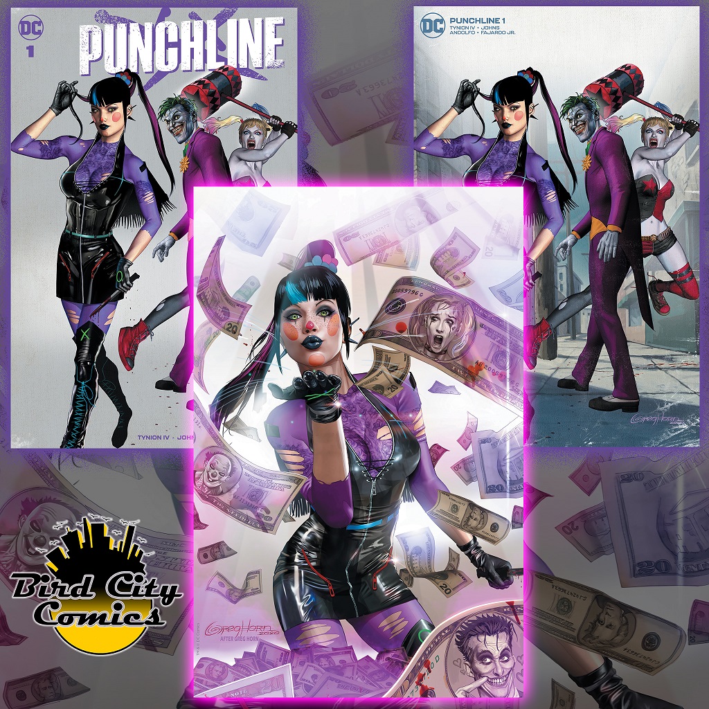Bird City Comics unveil exclusive Greg Horn covers for DC’s PUNCHLINE ...